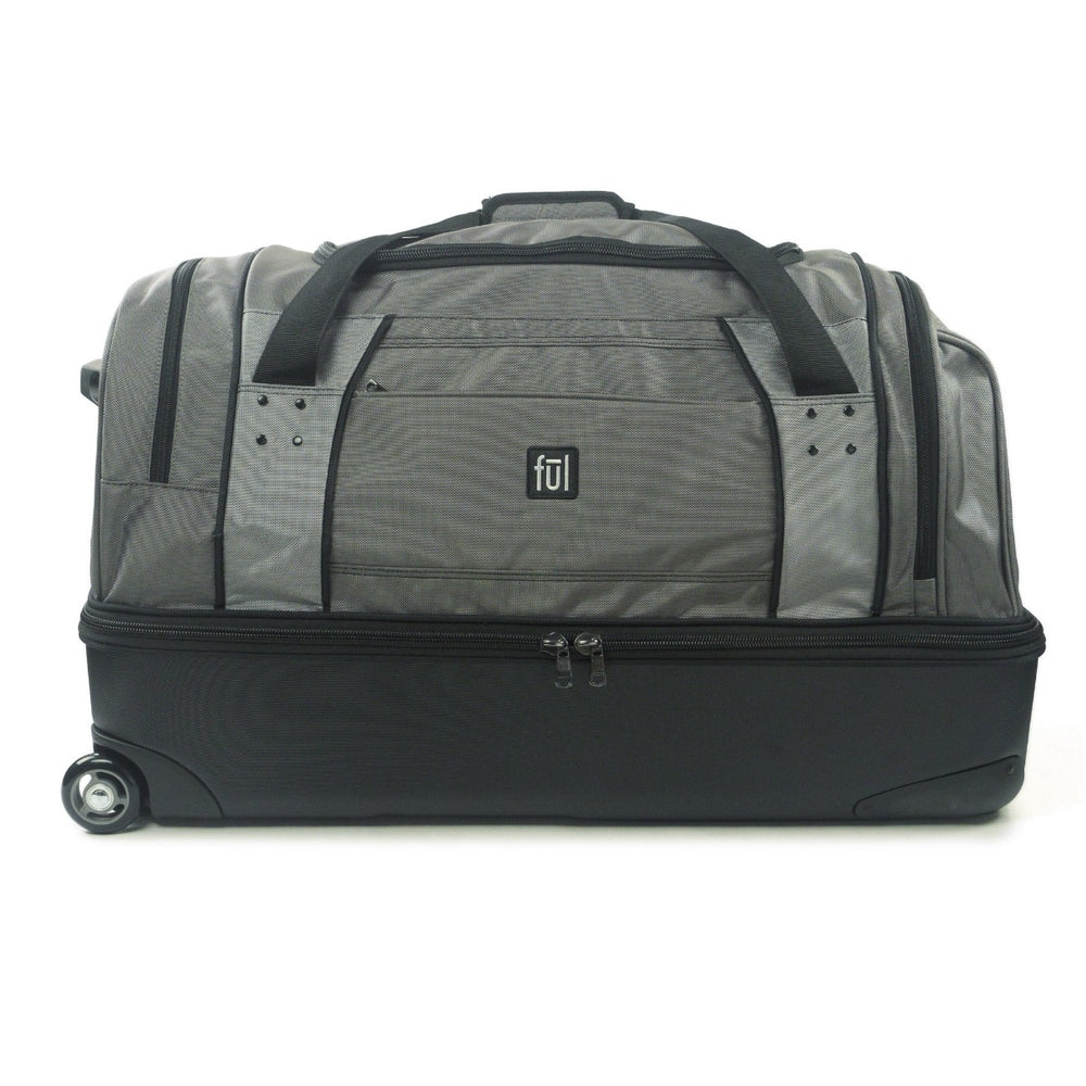 Workhorse Series Grey 30" Split Level FŪL Rolling Duffle Bag